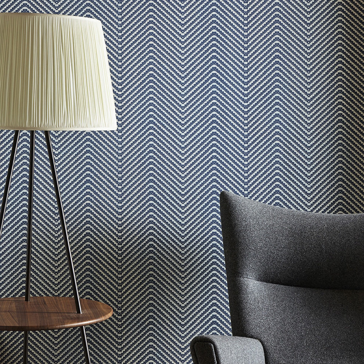 Chevron Wallpaper By Barneby Gates Designer Wallpaper Decoralist