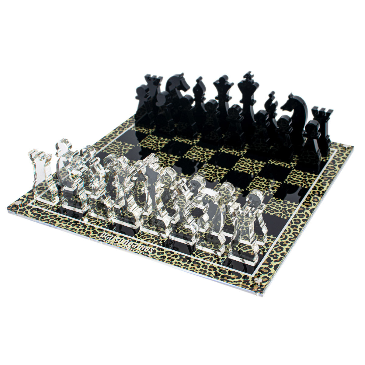 Leopard Chess Board Set by MaisonGames - Decoralist.com