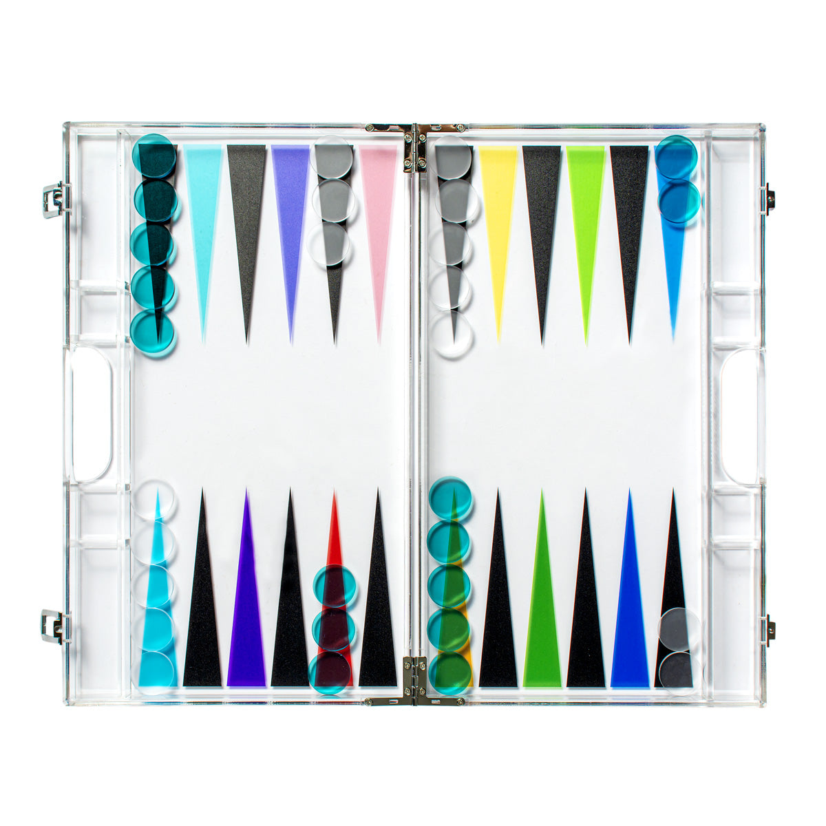 Rainbow Backgammon by MaisonGames - Decoralist.com