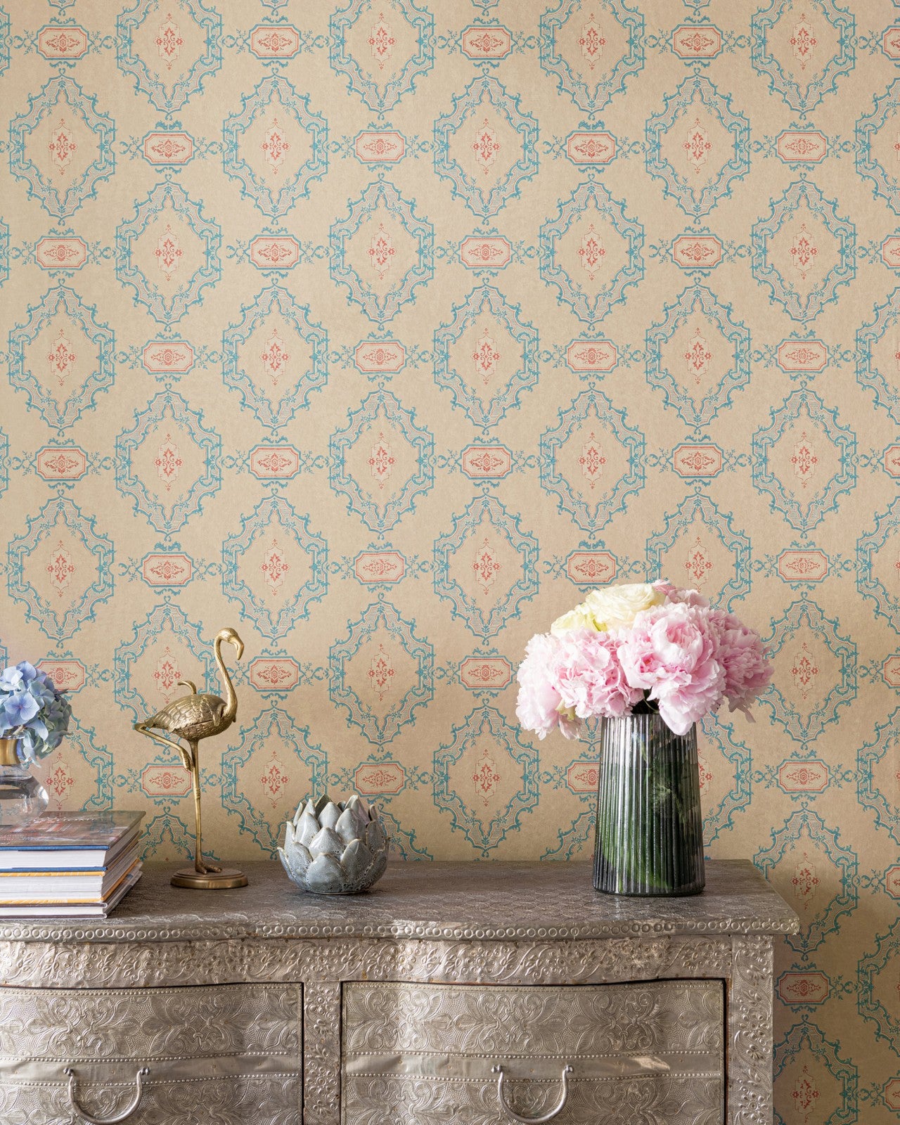 The Bar Tapestry Wallpaper | Orient Express Collection - Decoralist