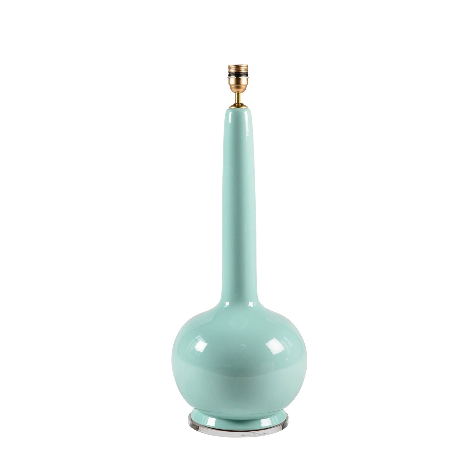 Beau Sky Blue Ceramic Table Lamp | Designer Table Lamps - Decoralist