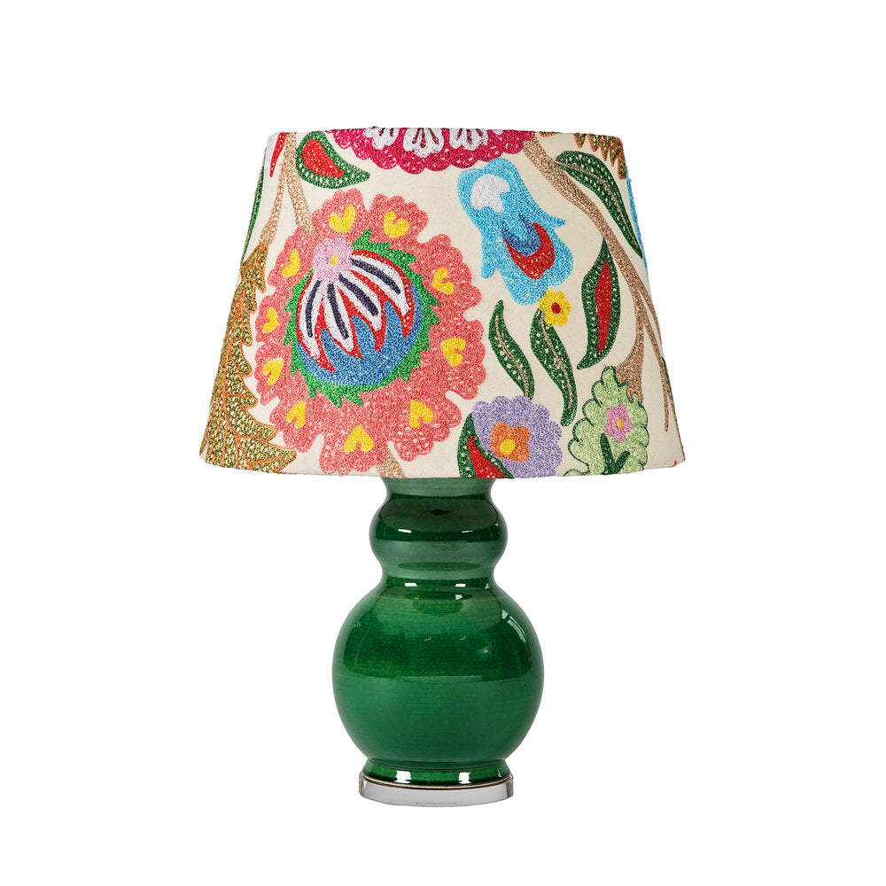Marian Moss Ceramic Table Lamp | Designer Table Lamps - Decoralist