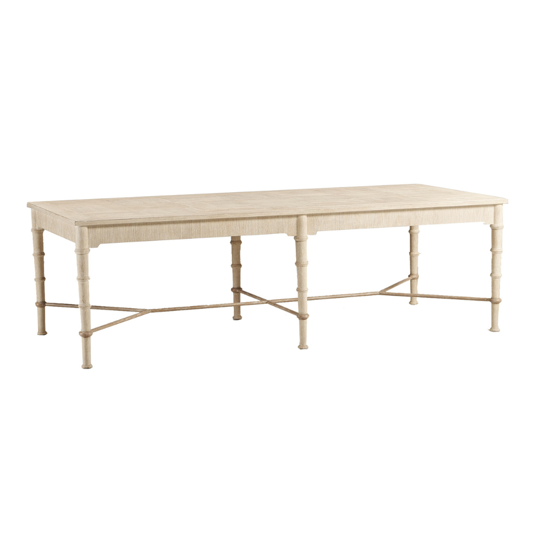 Bywater Washed Acacia Extending Dining Table - Decoralist.com