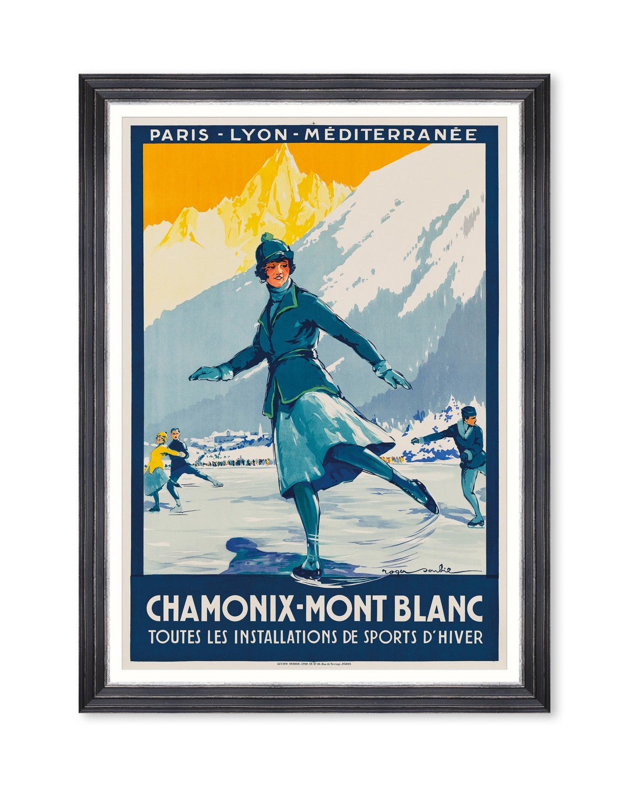 Chamonix Poster Framed Art | Modern & Fine Art Prints - Decoralist