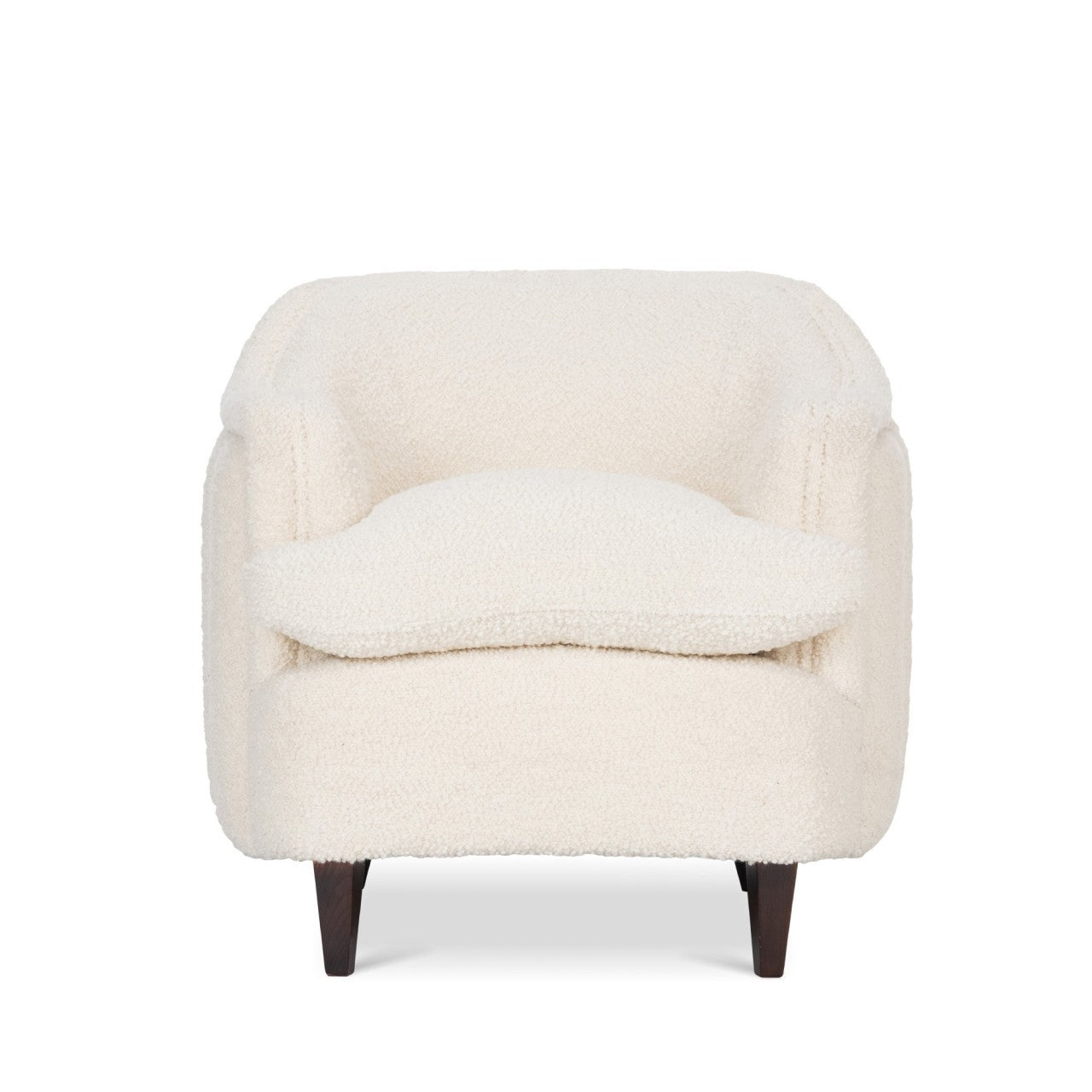Scarlett Chair in Schaffell Woven Fabric - Decoralist