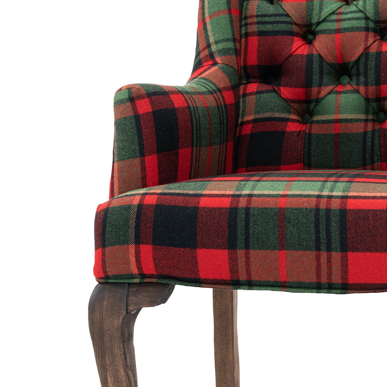 Plaid club chair store